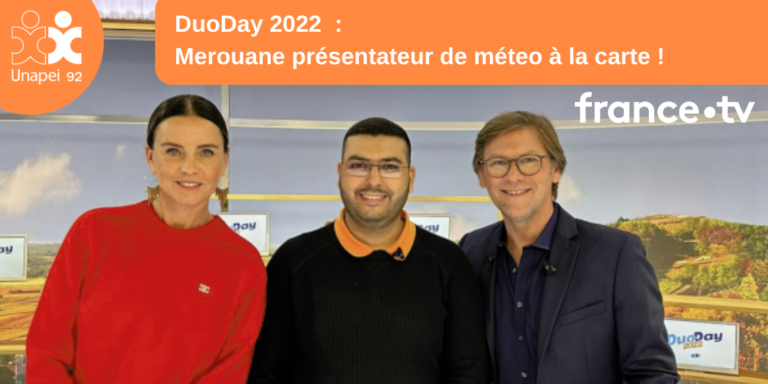 DuoDay 2022, Merouane la star de la météo sur France 3